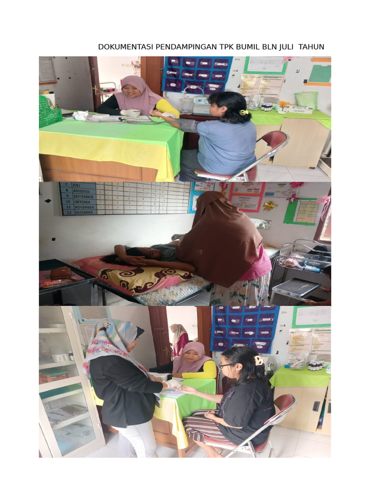 Dokumentasi Pendampingan TPK Bumil BLN Juli Tahun | PDF