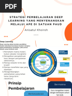 Penyusunan Modul Ajar PAUD Deep Learning | PDF