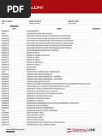 Códigos CID para Problemas Dentários | PDF | Dente humano | Boca