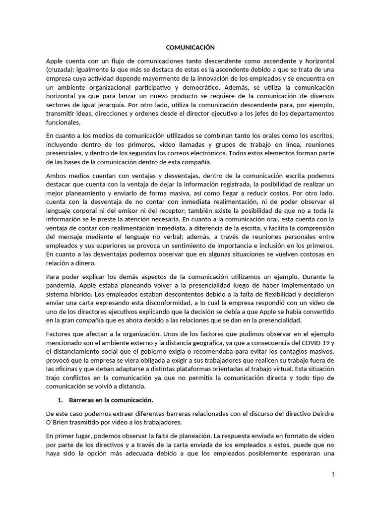 Comunicación y Cultura en Apple | PDF | Comunicación | Apple Inc.