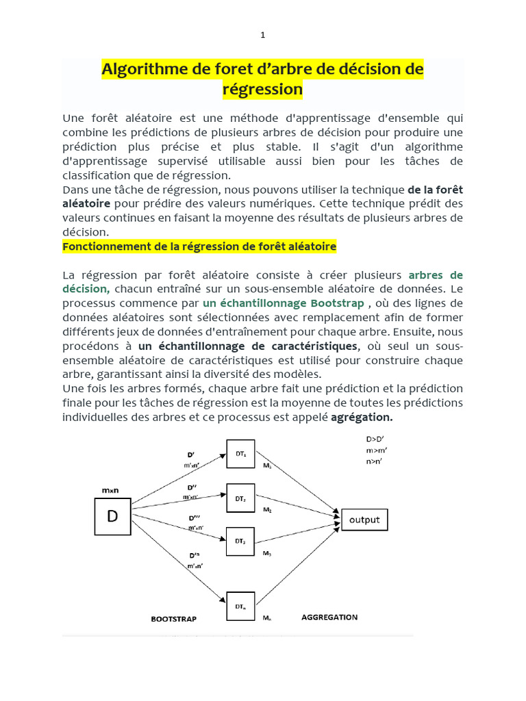 Régression par Forêt Aléatoire en Python | PDF | Analyse de régression ...