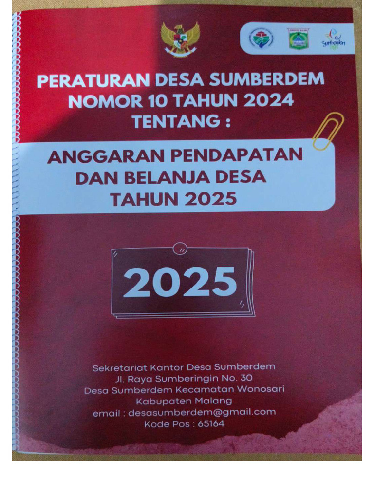 Penyusunan Dokumen Apbdes 2025 | PDF