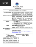 DEPED Lesson Plan English Grade 7 | PDF | Preposition And Postposition ...