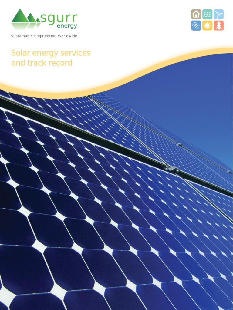 Solar Energy Services Brochure | PDF | Solar Power | Photovoltaics