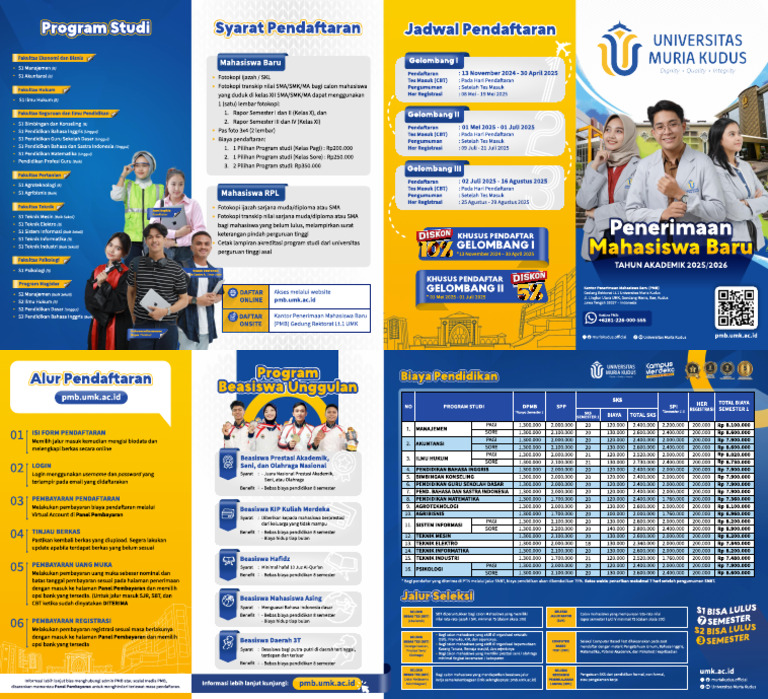 Brosur PMB Umk 2025 | PDF