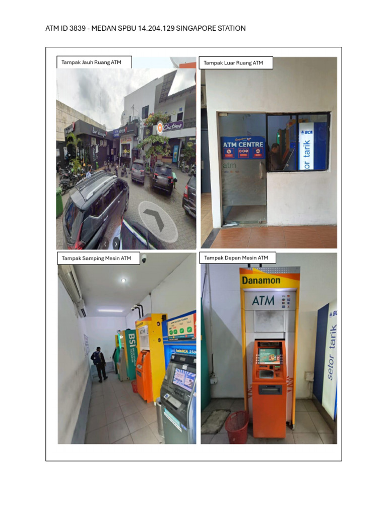 Angle Foto Ruang Dan Mesin ATM | PDF