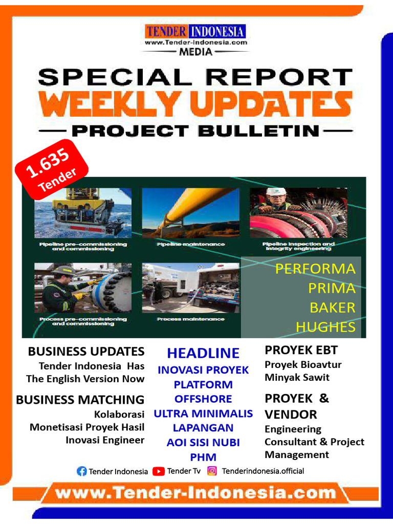 Buletin Tender Proyek Volume 62_compressed | PDF | Engineering