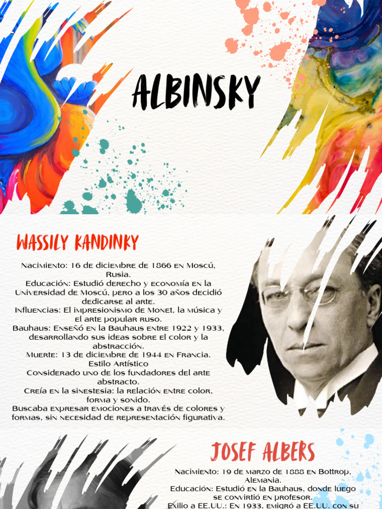 Moda Vanguardista Influenciada por Kandinsky y Albers | PDF