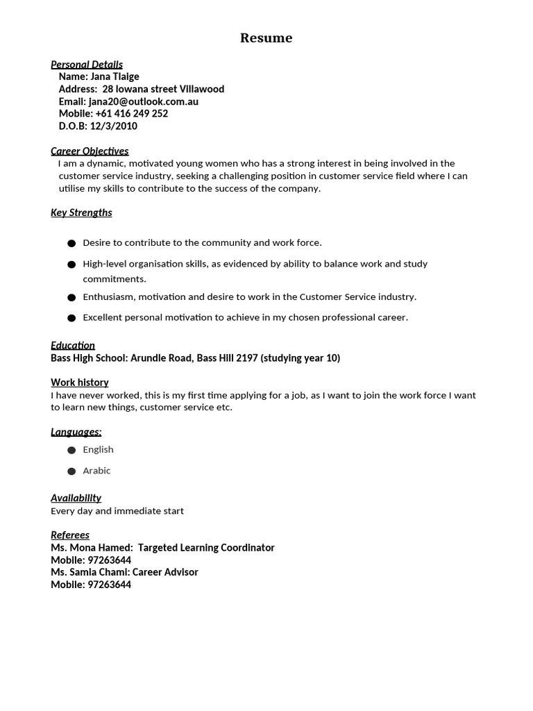 Final Resume Template 2024 1 3 | PDF