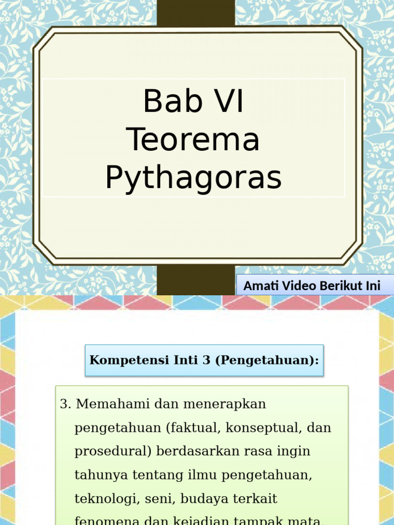 Teorema Pythagoras | PDF