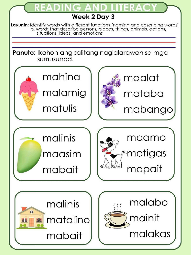 Blue Simple School Illustration Counting Images Mathematics Worksheet | PDF