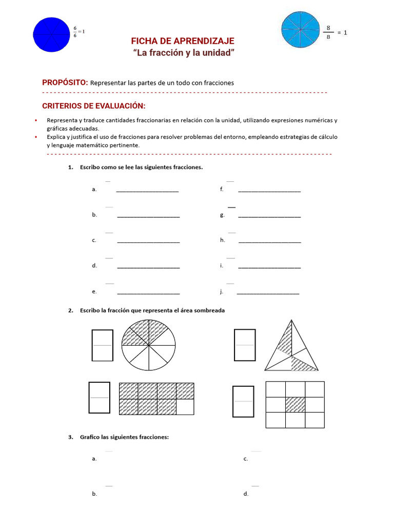 Actividades Didácticas con Fracciones | PDF | Matemáticas