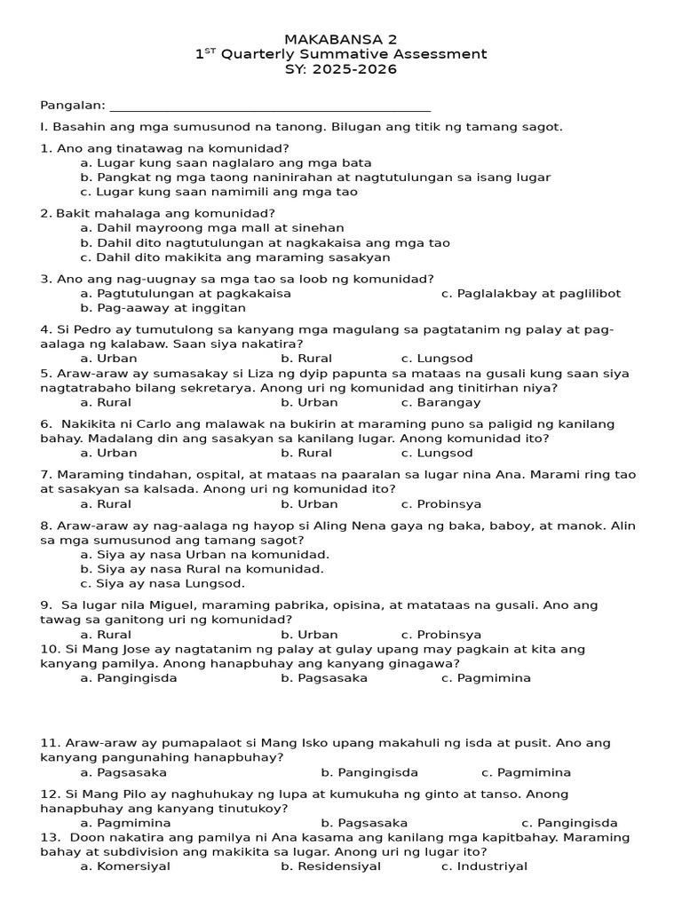 Makabansa 2.1 | PDF