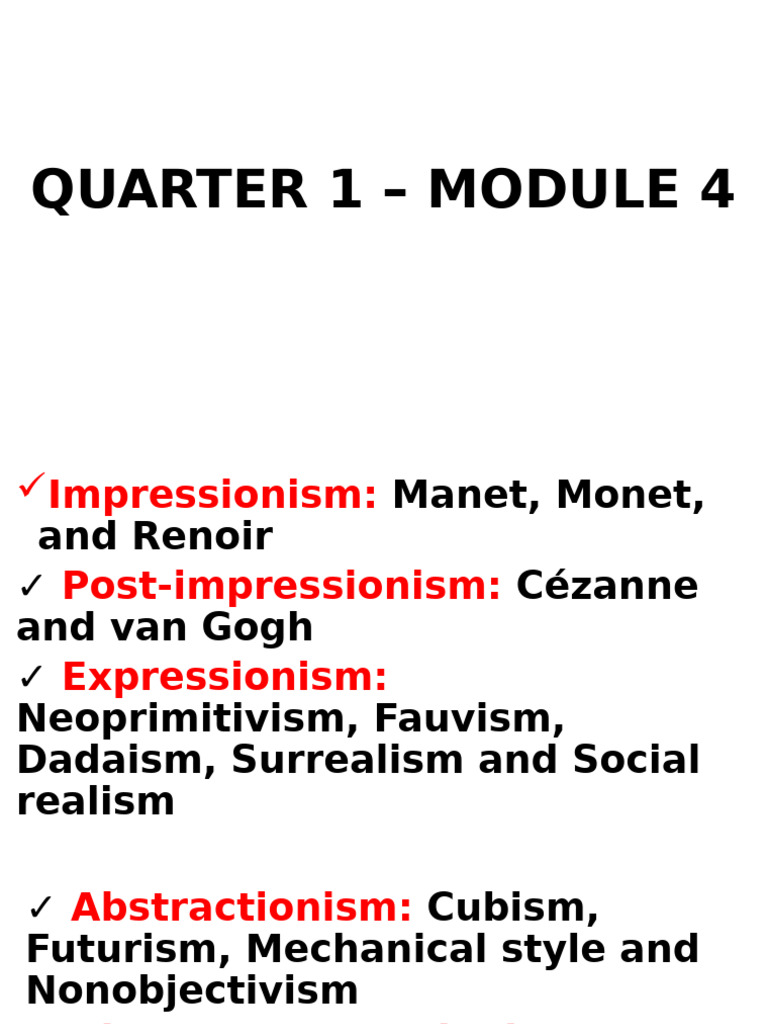 Q1 Arts 10 Module 4 | PDF