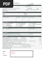 PUF Questionnaire | PDF | Urination | Clinical Medicine