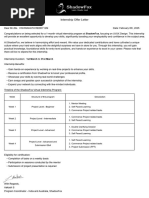 ShadowFox Internship Program | PDF