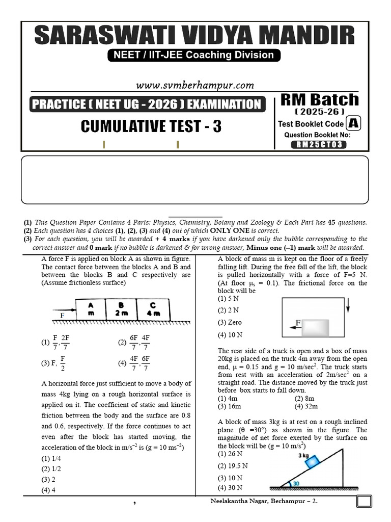 RM Ct-3!10!08-2025 Ques Solution SVM NKG | PDF | Gases | Temperature