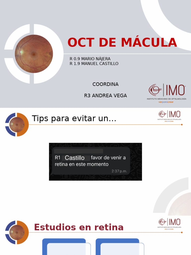 Oct Macula | PDF | Ojo humano | Radiación electromagnética