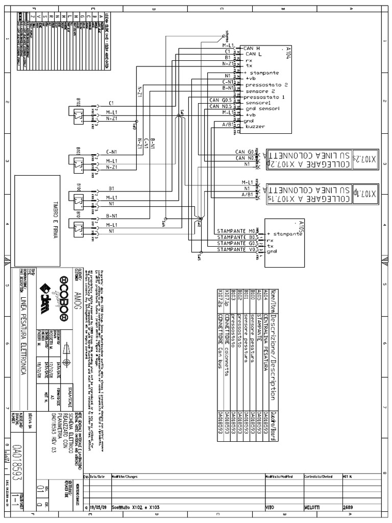 0a018593 - Schema Elettrico Das | PDF
