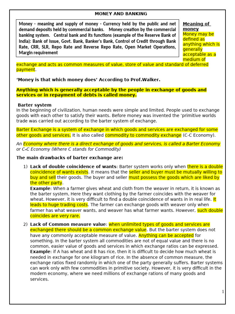 Understanding Money and Banking Basics | PDF | Money | Money Supply