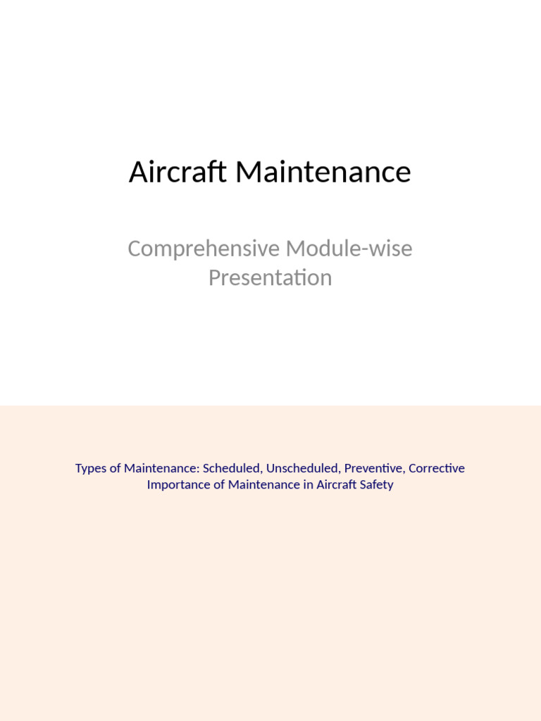Aviation Maintenance Work Order Guide | PDF