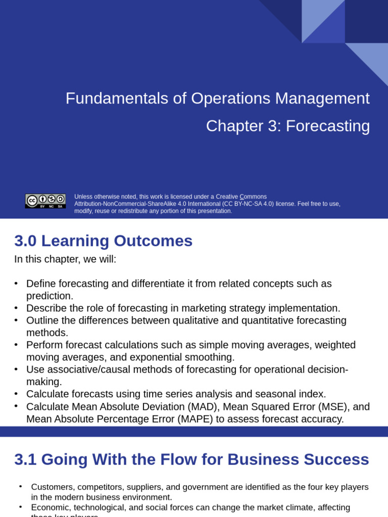 Chapter 3 Forecasting | PDF | Forecasting | Regression Analysis