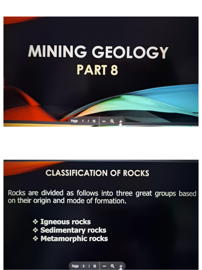 Mining Geology P8 | PDF