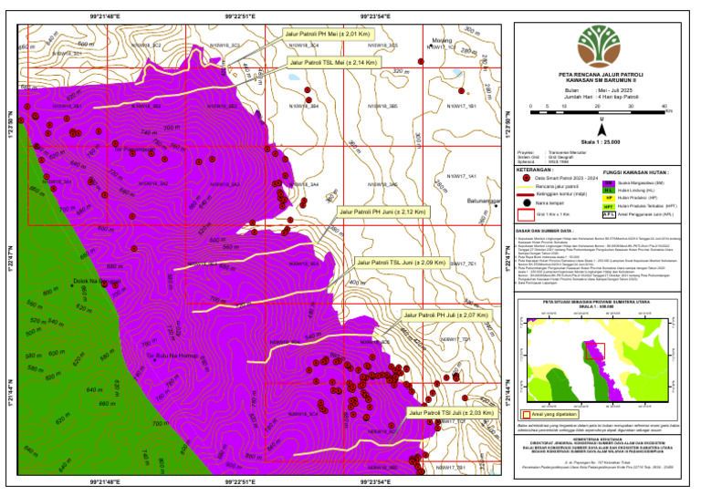 Bar 2_Rencana Patroli PH & TSL Mei - Juli 2025 | PDF