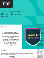 Cambridge Primary Program Overview | PDF | Curriculum | Teaching Method