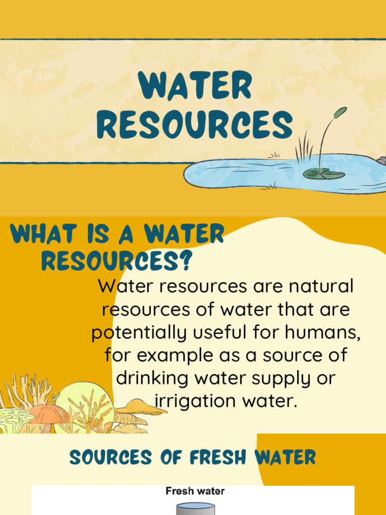 Group 1 - Water Resources & Water Pollution | PDF | Fresh Water | Water