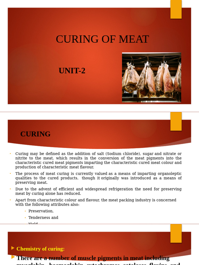 Curing and Smoking Meat Techniques | PDF | Curing (Food Preservation) | Ham