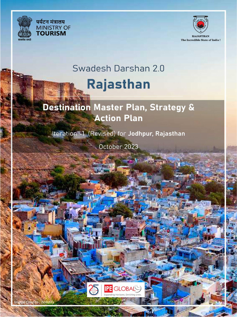 Jodhpur Destination Master Plan 2023 | PDF | Tourism