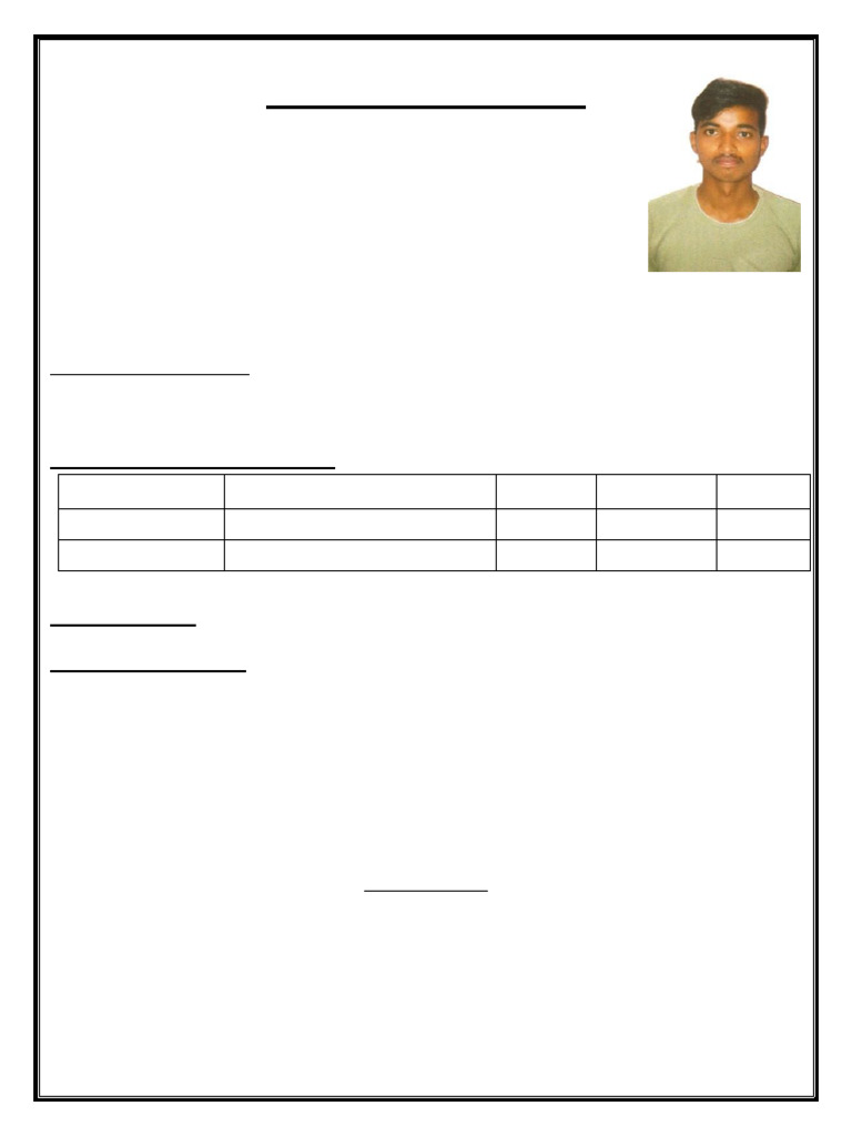 Kunal Chaudhari CV - Education & Objective | PDF
