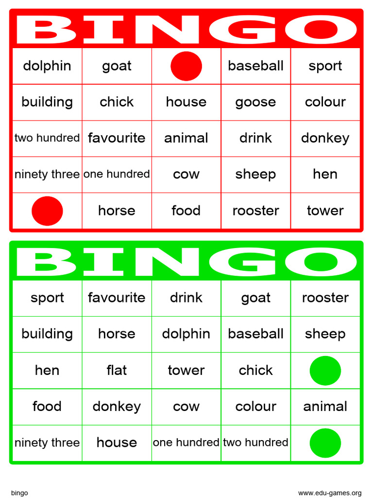 Bingo | PDF | Ethnobiology | Zoology