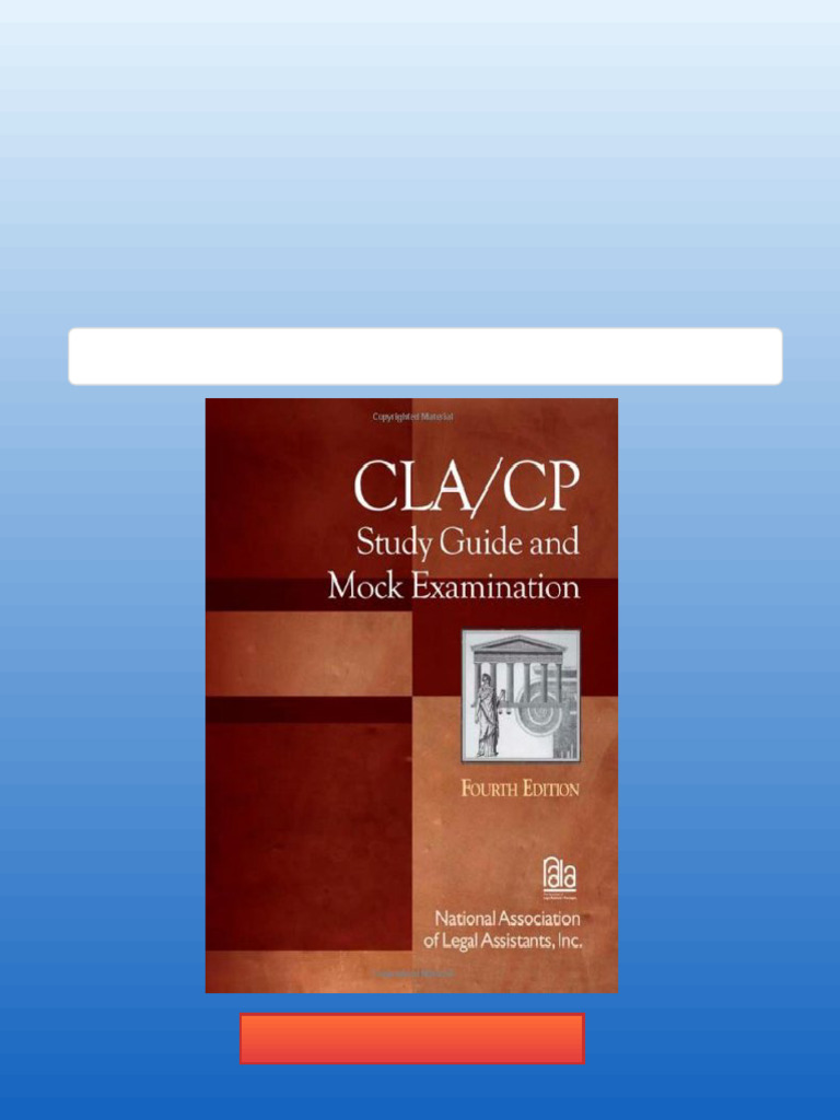 CLA CP Study Guide and Mock Examination 4th Edition Nala Online PDF ...