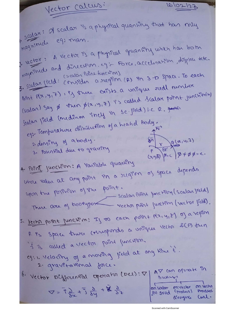 Unit - 5 Vector Calculus | PDF