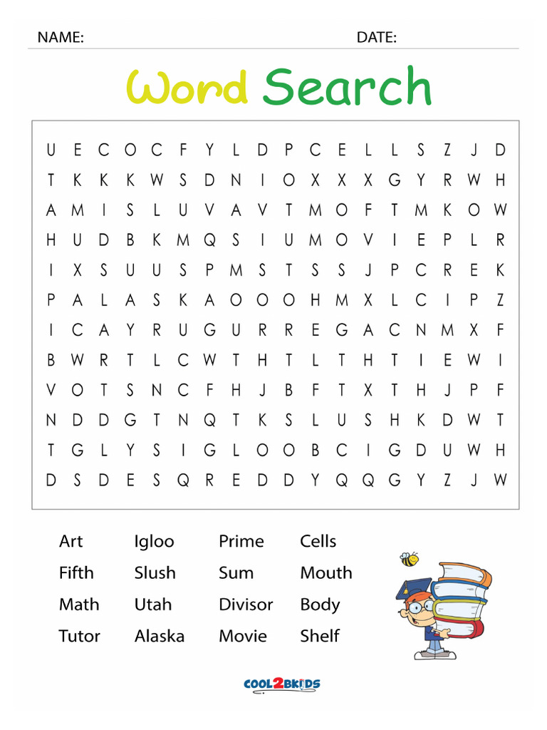 5th Grade Word Search | PDF