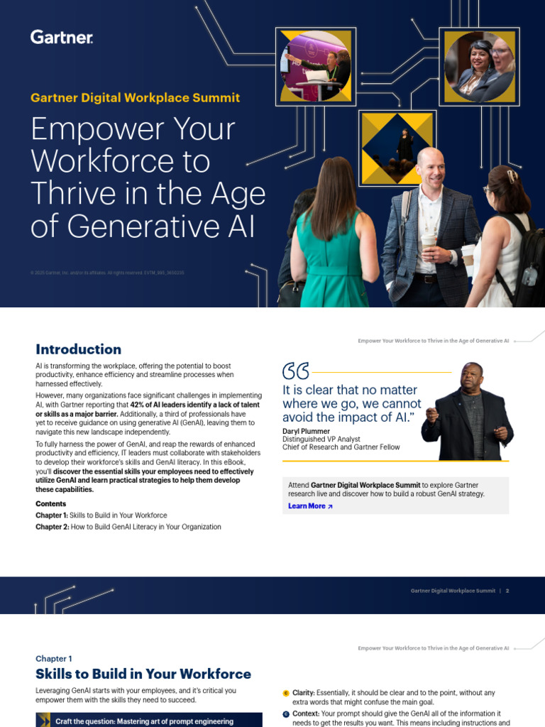 Gartner Pcc26 Genai Literacy Ebook | PDF | Artificial Intelligence ...