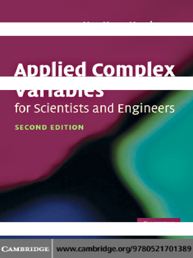 Applied Complex Variables Overview | PDF | Complex Analysis | Integral