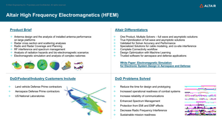 Electromagnetic Simulation for Aerospace | PDF | Electromagnetic ...