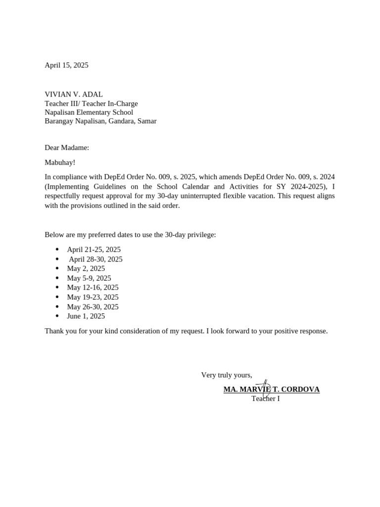 30 Day Uninterrupted | PDF