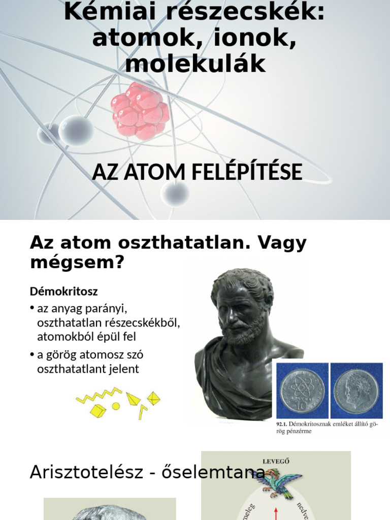 3.1 Az Atomok Felépítése | PDF