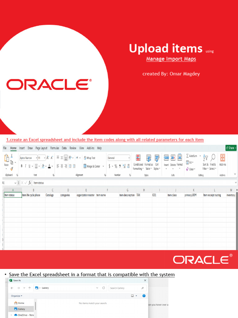 Upload Items | PDF