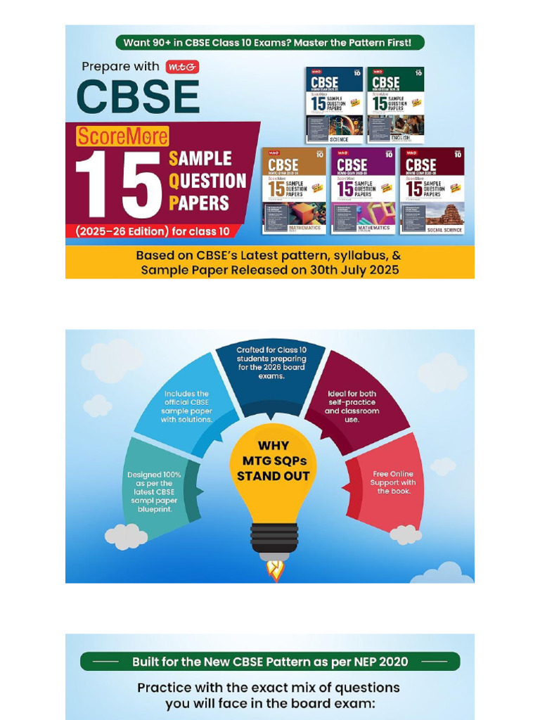 USPs - Class 10th - Score More CBSE Sample Paper | PDF