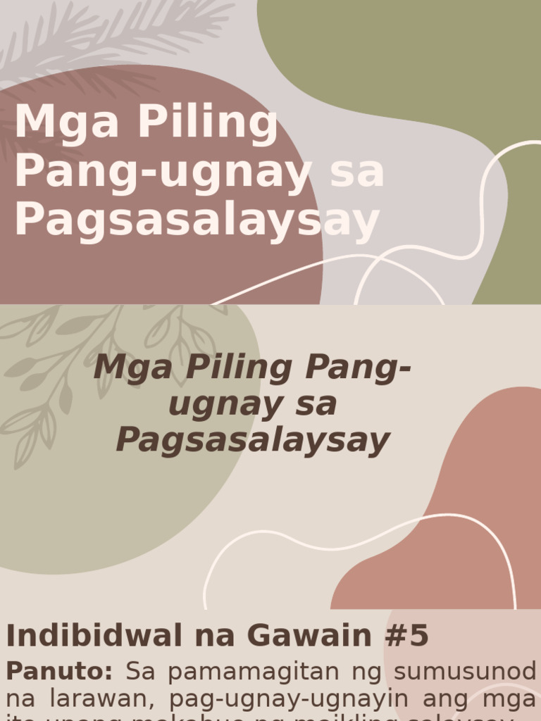 Mga Pang Ugnay | PDF