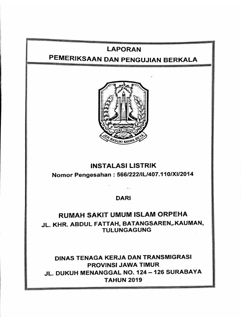 Pengujian Berkala Listrik | PDF