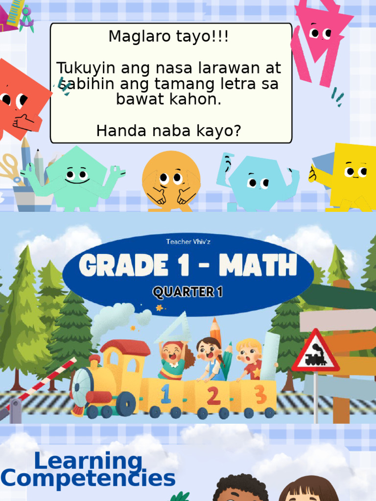 Math 1 - Quarter 1 - Learning Competency 1 | PDF