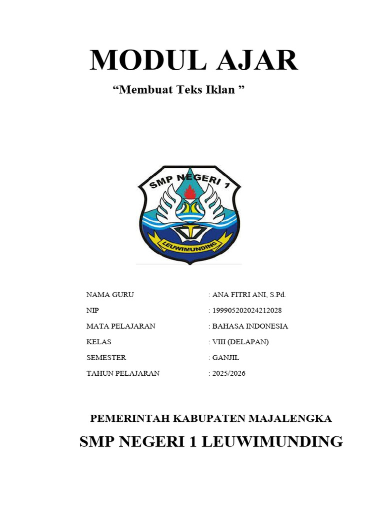Menulis Iklan Objek Wisata Majalengka | PDF