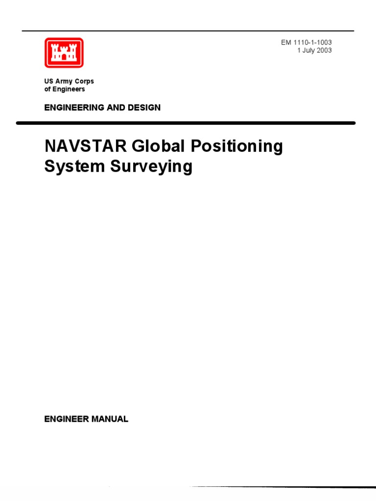 Gps Manual | PDF | Global Positioning System | Surveying
