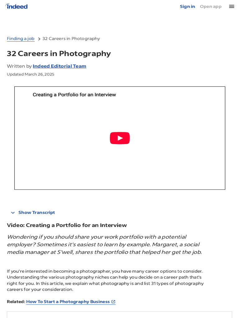 32 Careers in Photography Explained | PDF | Photographer | Photograph